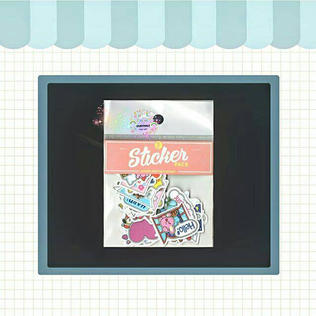Jual BT21 CHRISTMAS STICKER PACK | Shopee Indonesia