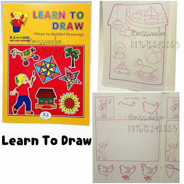 Jual Learn to Draw buku belajar menggambar step by step | Shopee Indonesia