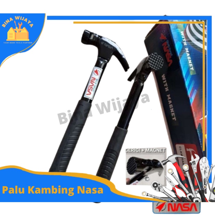 Jual Palu Kambing /Martil Hitam NASA Hammer Martil Gagang Besi 8 oz ...