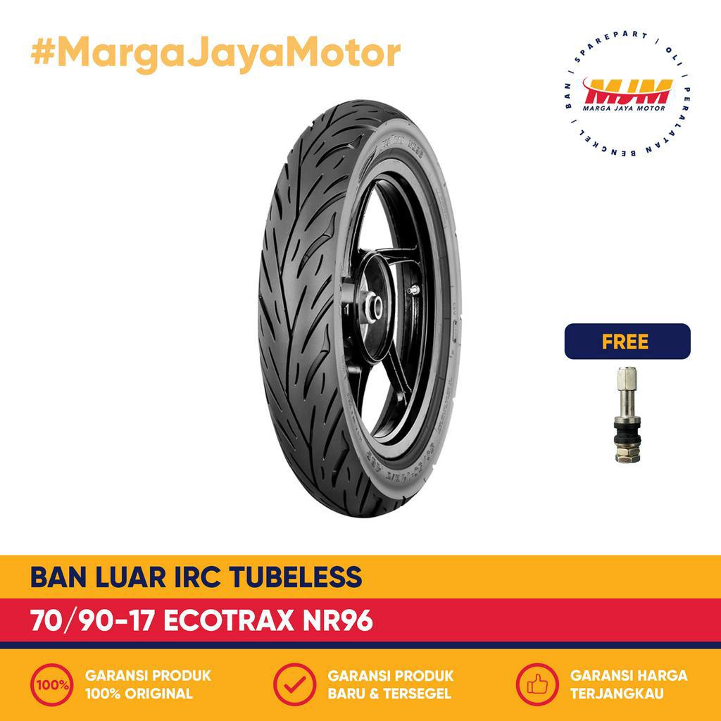 Jual Ban Luar IRC Ecotrax NR96 70/90-17 Tubeless Free Pentil | Shopee ...