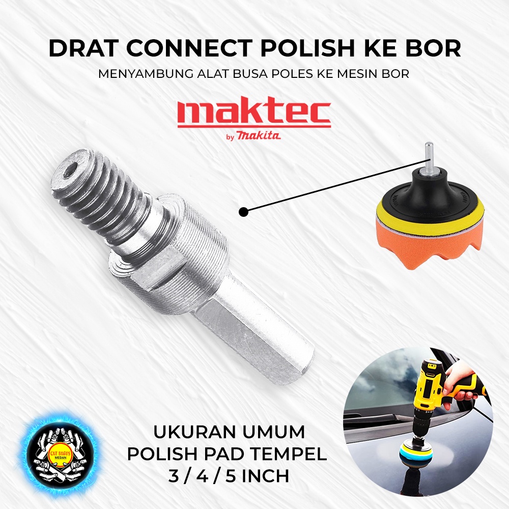 Jual DRAT KONEKTOR BUSA POLES KE MESIN BOR SEMUA MERK BISA COCOK / BAUT ...