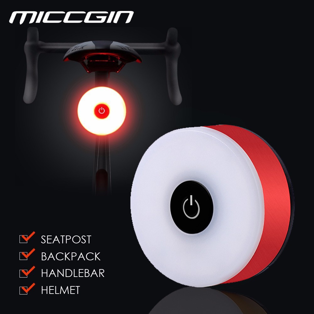 Jual WasaFire Lampu Belakang Bulat Sepeda LED Taillight USB Cas CLT2026 ...
