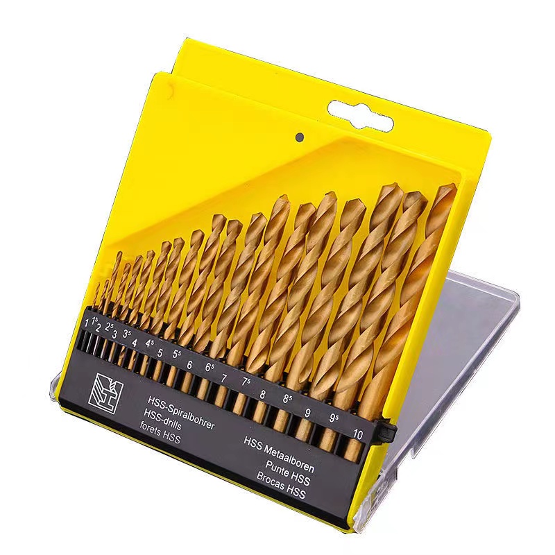 Jual Drill Bit Titanium Coated Drilling Metal Steel Wood Mata Bor Tebuk ...