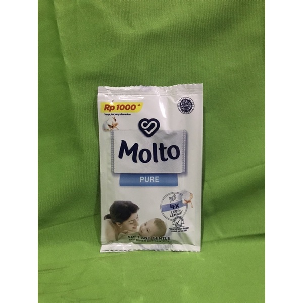 Jual Molto Pure Softener Konsentrat soft and gentle sachet 18ml ...