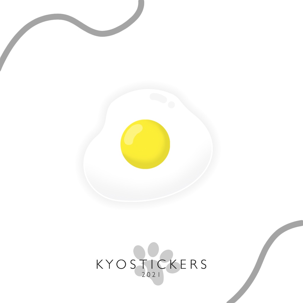 Jual TELOR CEPLOK - STIKER HP LAPTOP AESTHETIC ECER SATUAN | Shopee ...