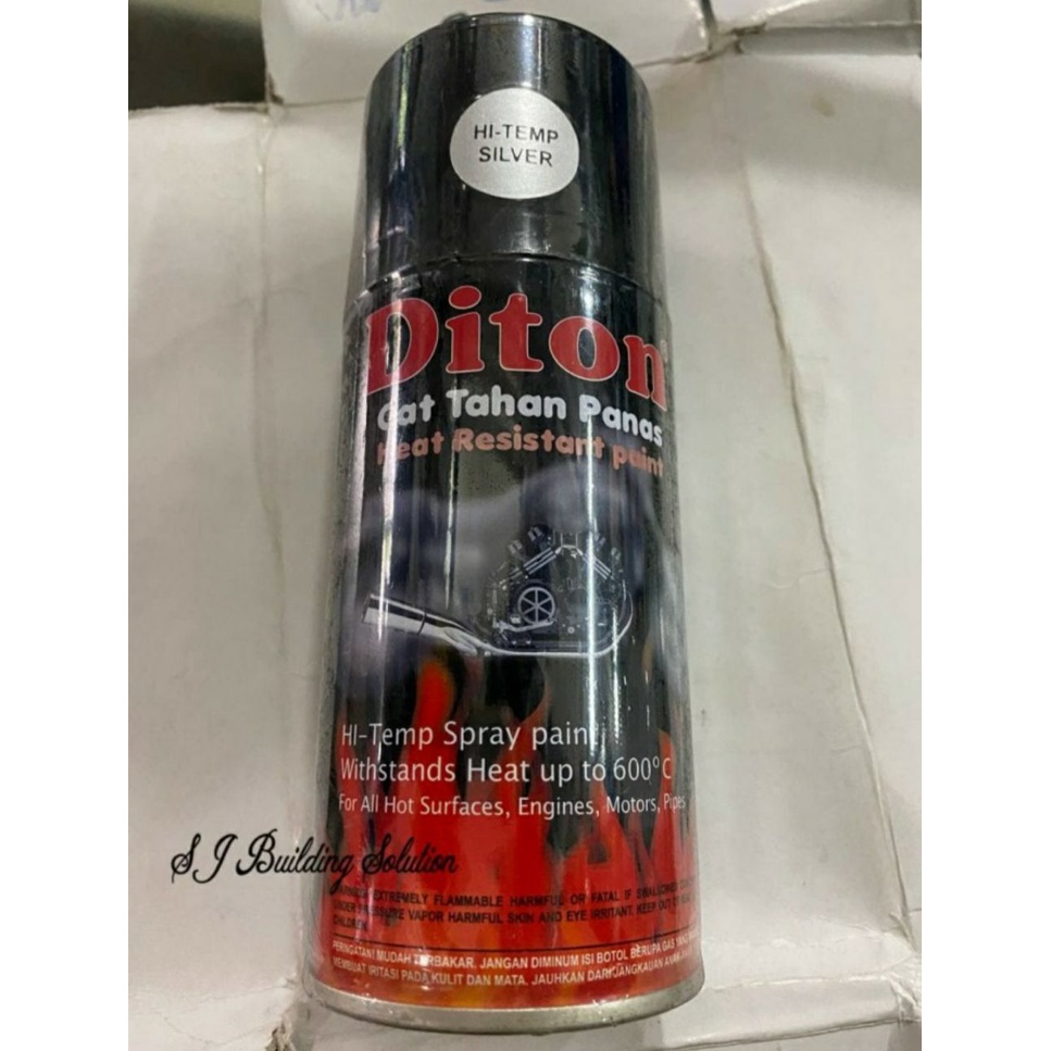 Jual DITON HI TEMP CAT SEMPROT SPRAY TAHAN PANAS KNALPOT 300 cc PYLOX PILOK | Shopee Indonesia
