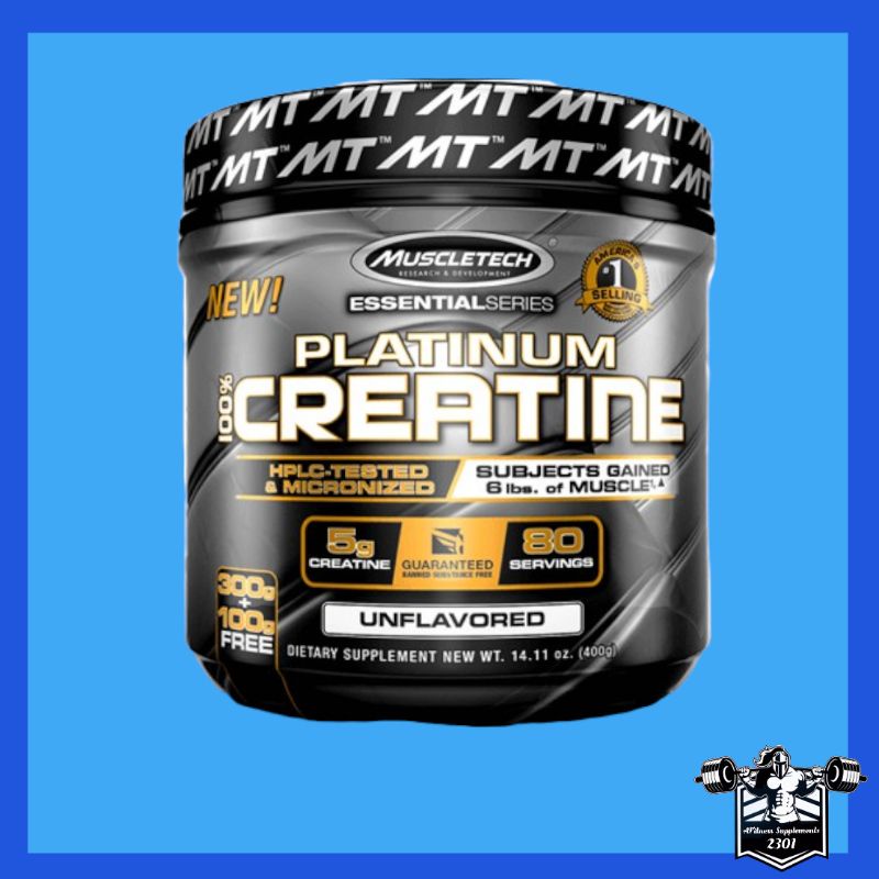 Jual Muscletech, Essential Series, Platinum 100% Creatine, 400 g ...
