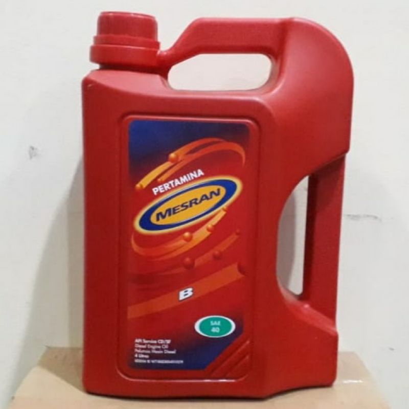 Jual Pertamina Mesran B40 Diesel Oil Sae 40 4 Liter Galon ( Dijamij ...