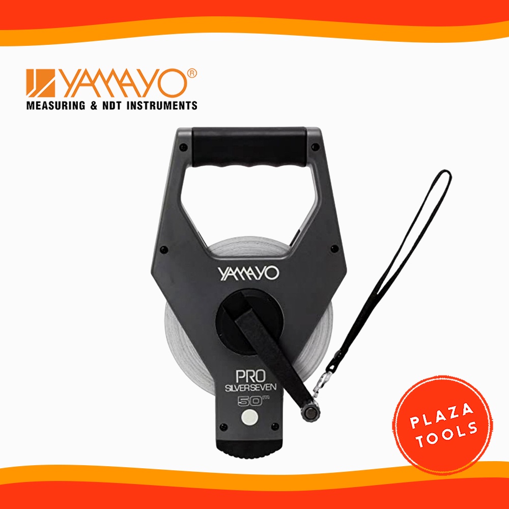 Jual Meteran YAMAYO VR50 50M / Silver Seven VR50 Steel Plat Baja Asli ...