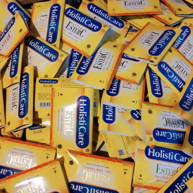 Jual Ester C holisticare strip 4 tablet (ecer ) | Shopee Indonesia