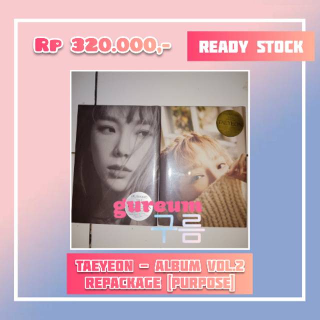 Jual [READY] TAEYEON - Album Vol.2 Repackage [Purpose] | Shopee Indonesia