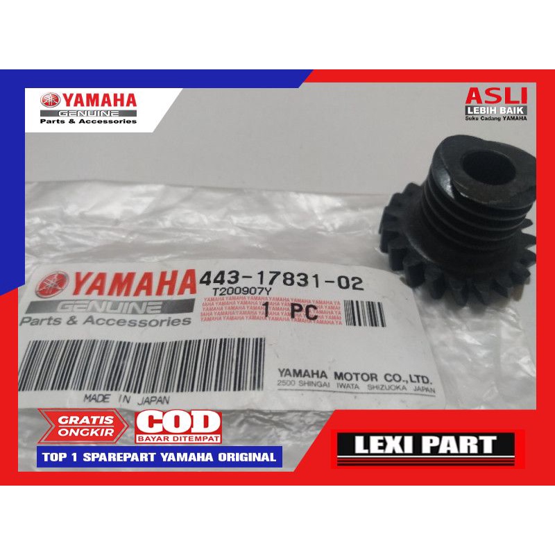 Jual GEAR RPM DRIVE RX KING RXS RX-K 443-17831-02 ORIGINAL YAMAHA ...
