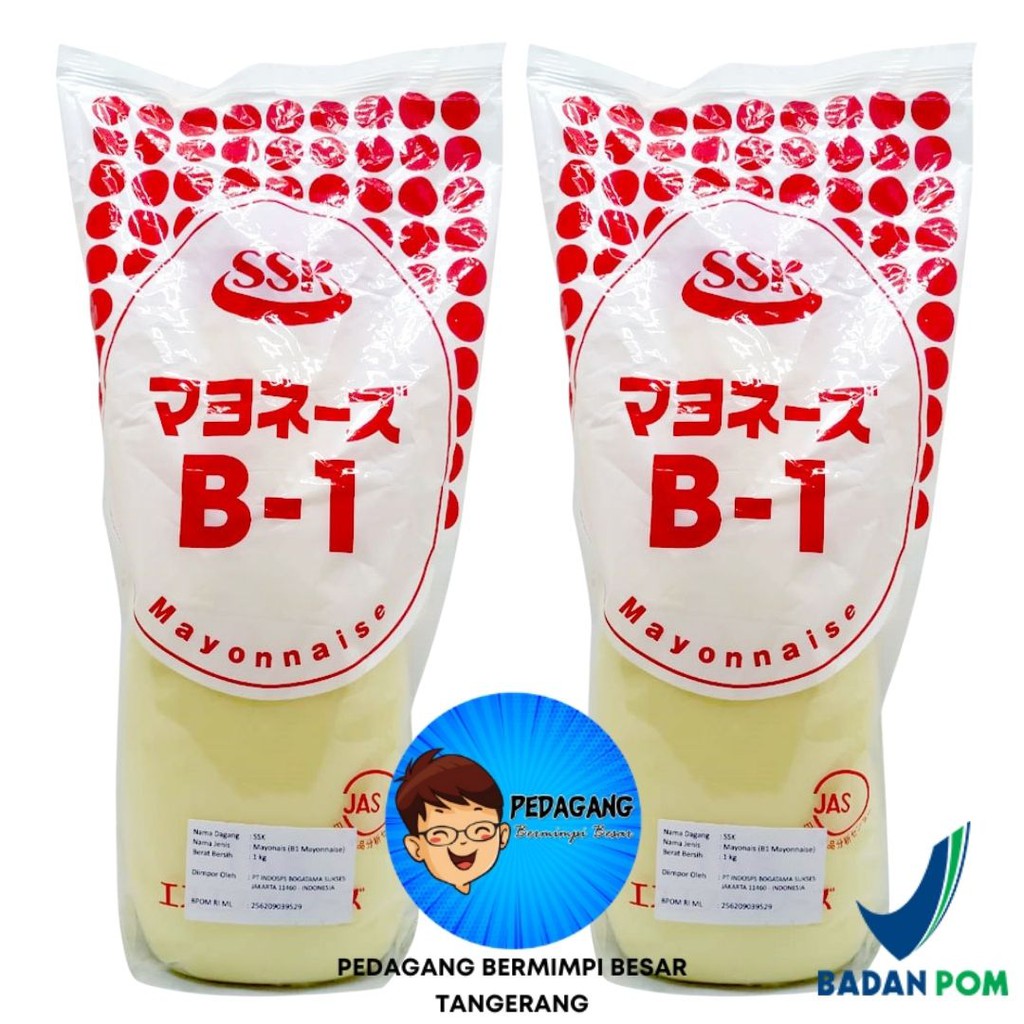 Jual SSK Mayonnaise B-1 Original Japan 1Kg / Mayo Mayonaise Mayonais 1 ...