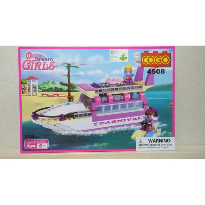 Jual Lego Cogo 4508 Dream Girls ( Kapal Pesiar ) | Shopee Indonesia