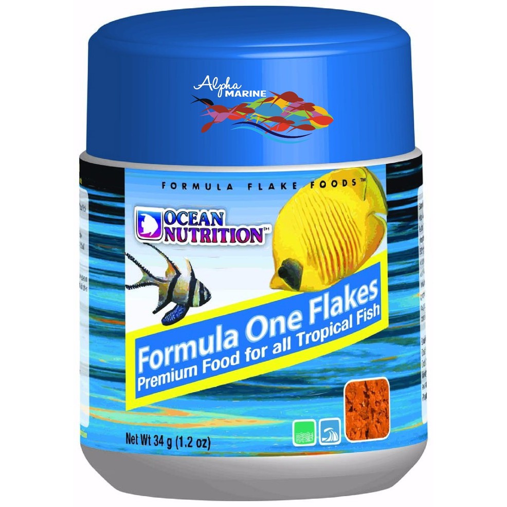 Jual Ocean Nutrition Formula One Flakes 34gr Makanan Ikan | Shopee ...