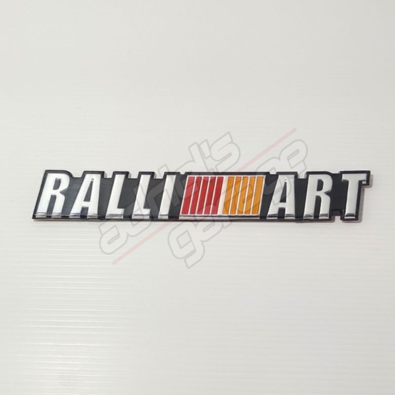 Jual Emblem Logo Mobil Ralliart Chrome kualitas bagus | Shopee Indonesia