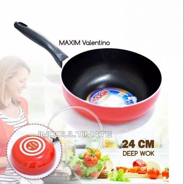 Jual Maxim Deep Wok 24 cm Valentino BATAM | Shopee Indonesia