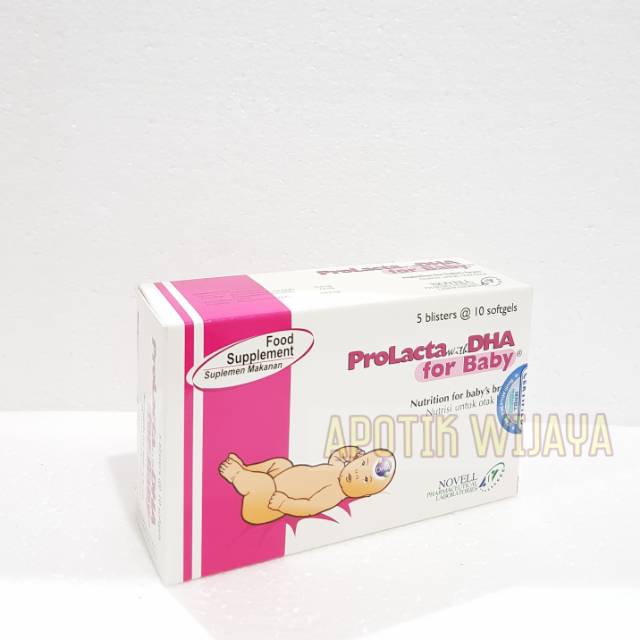 Jual PROLACTA WITH DHA FOR BABY 1BOX ISI 50 SOFTGELS | Shopee Indonesia