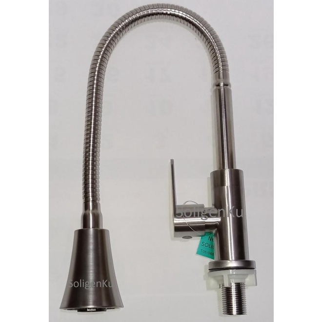 Jual Kran Angsa Fleksibel Soligen Stainless Keran Bak Cuci Piring Sus ...