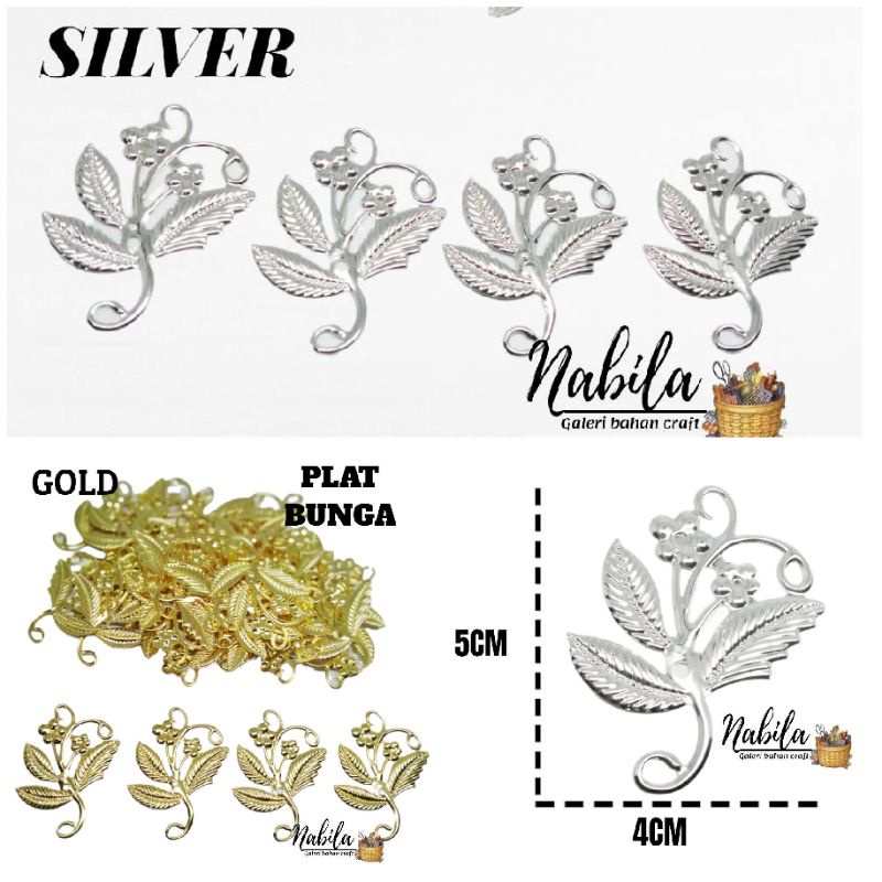 Jual (12pcs) Plat Bunga Ringan Bahan Craft Kerajinan Tangan | Shopee ...