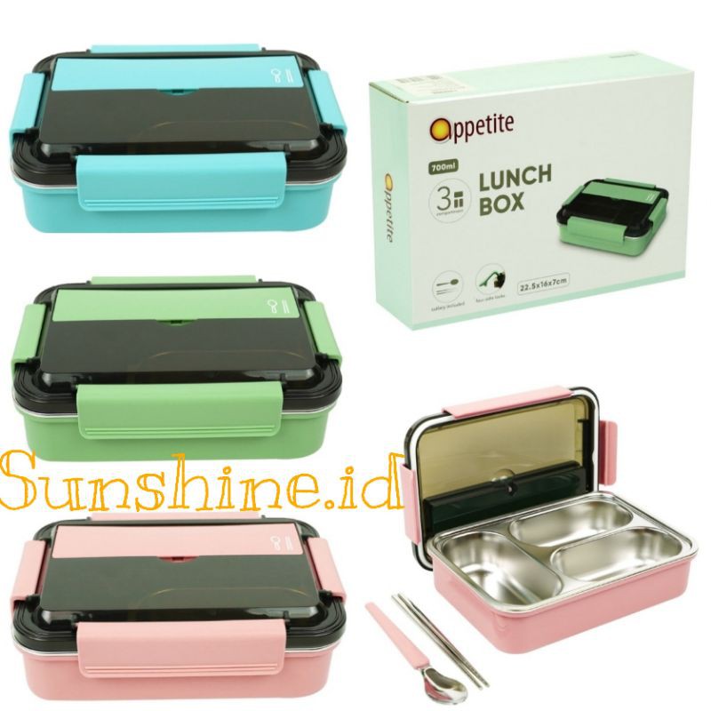 Jual LUNCH BOX STAINLESS STEEL / TEMPAT BEKAL INFORMA | Shopee Indonesia