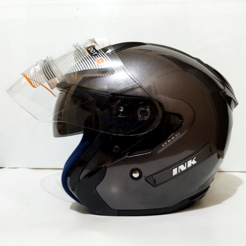 Jual HELM INK METRO 2 GUNMETAL ORIGINAL DOBEL VISOR | Shopee Indonesia