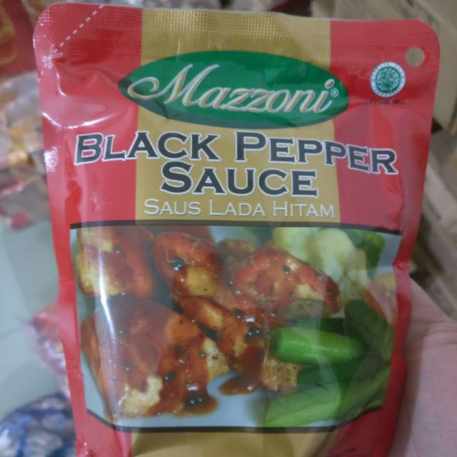 Jual Black pepper sauce mazzoni 250 gram | Shopee Indonesia