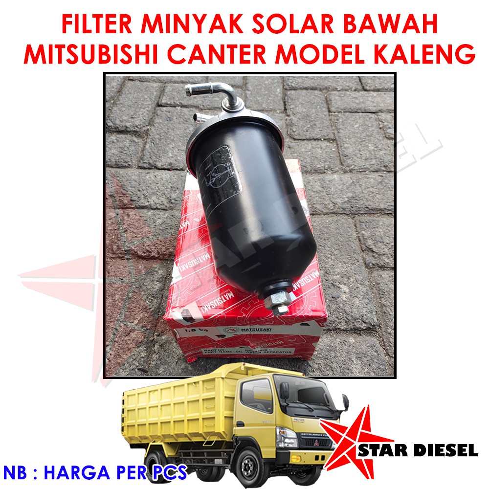Jual KM004608LH SARINGAN SOLAR BAWAH CANTER MODEL KALENG TABUNG FILTER ...