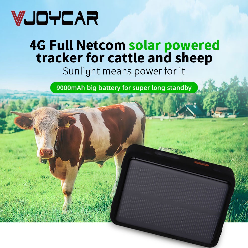 Jual PREORDER Cow Locator 4G LTE GPS Tracker with Solar Power 9000mAh ...