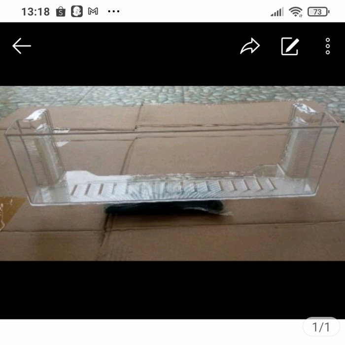 Jual Rak Botol - Rak Pintu Kulkas Sharp 2 Pintu Botol Minum Original ...