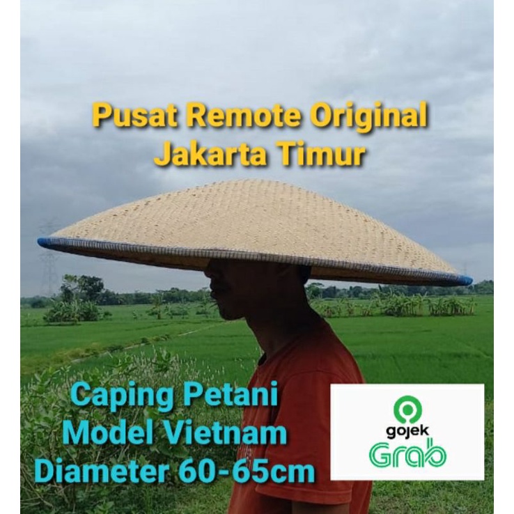 Jual CAPING VIETNAM TOPI PETANI TUDUNG LUKIS DIAMETER 60CM 60 CM ...