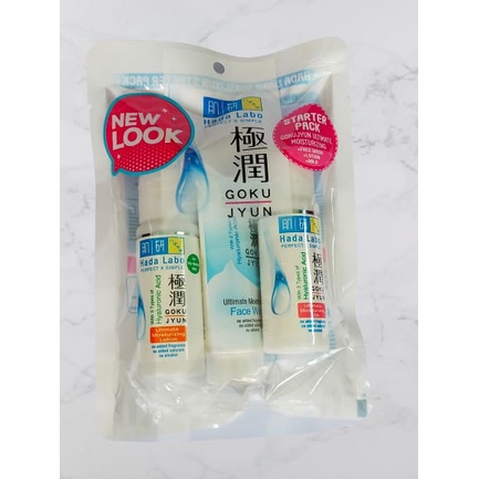 Jual Hada Labo Hadalabo Gokujyun Starter Pack Trial Kit Travel Pack ...