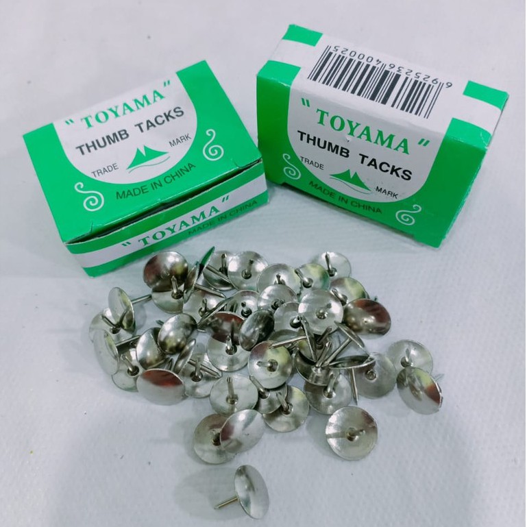 Jual Paku payung paku pines Thumb tacks isi 50 pcs 1 pack | Shopee ...