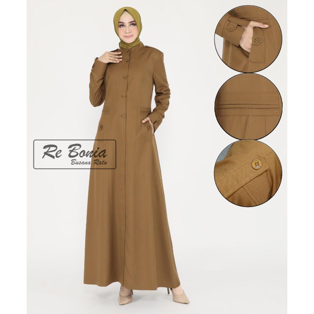 Jual Gamis Pemda seragam dinas Pemda baju Pemda gamis muslimah blazer dinas Pemda asn | Shopee ...