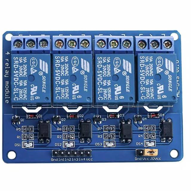Jual Module RELAY 4 Channel Suport Arduino/Raspberry Pi | Shopee Indonesia