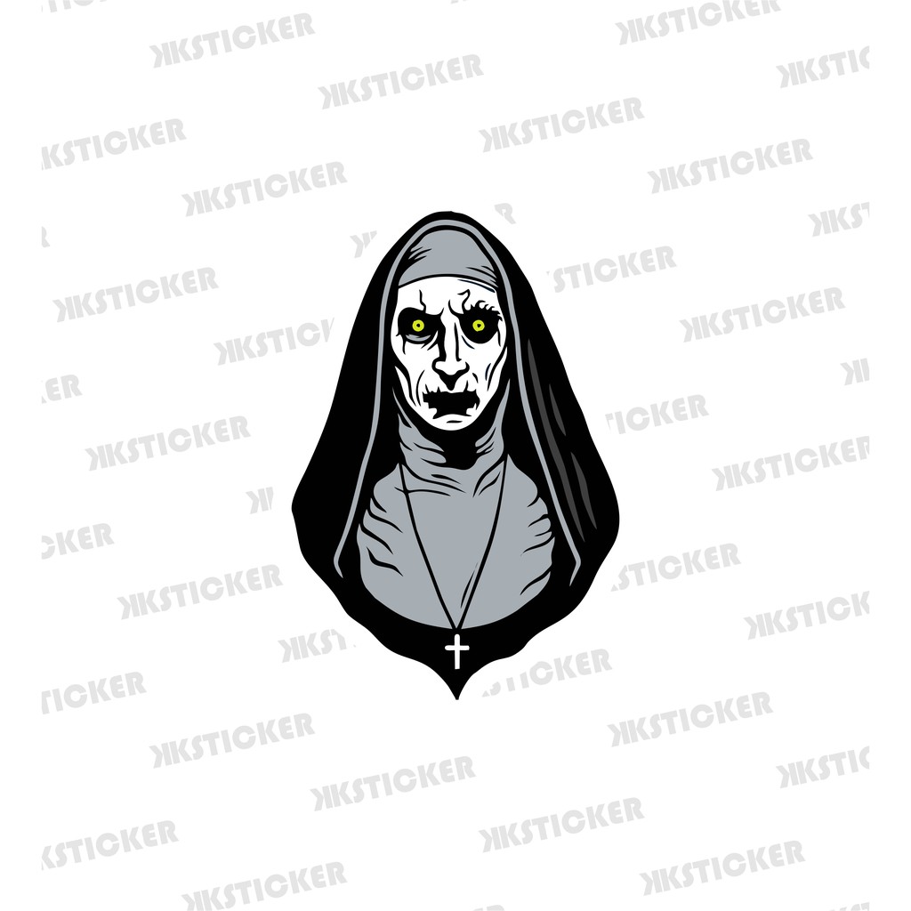Jual Sticker Valak | Stiker Vinyl Anti air + Laminasi | Shopee Indonesia