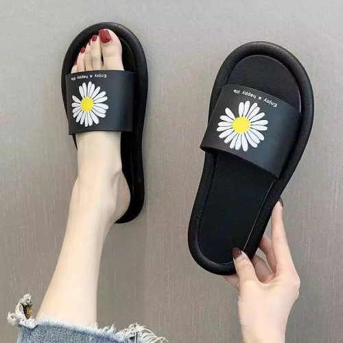 Jual Sandal Rumah Wanita Empuk Lucu Sendal Slop Hotel Mandi Spon Flip ...
