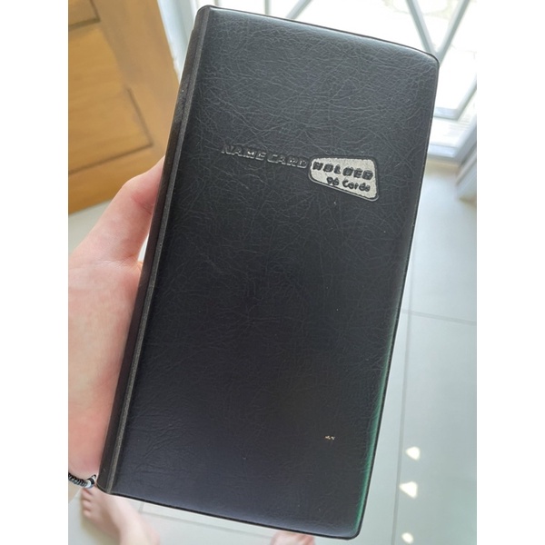 Jual card holder binder kartu nama card organizer folder file name card ...