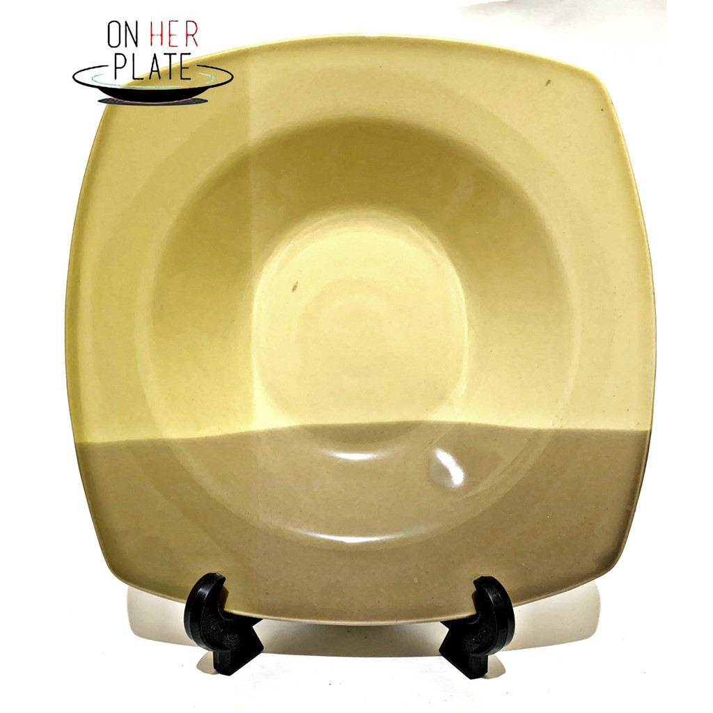 Jual PIRING KERAMIK UNIK SOUP PLATE DESIGN KLASIK 23 CM | Shopee Indonesia