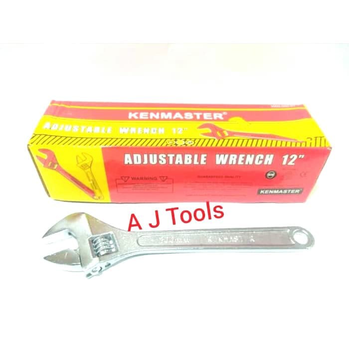 Jual KENMASTER KUNCI INGGRIS 12" / ADJUSTABLE WRENCH 12 inch | Shopee ...