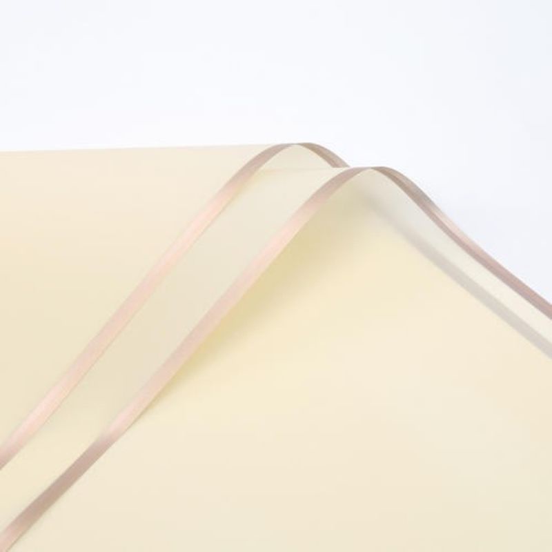 Jual 20 LEMBAR KERTAS CELLOPHANE FRAME GOLD/ KERTAS WRAPPING BUKET ...