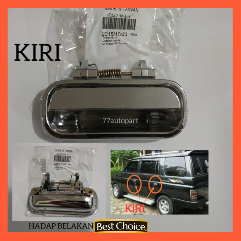 Jual Handle pintu luar panther chrome kiri | Shopee Indonesia