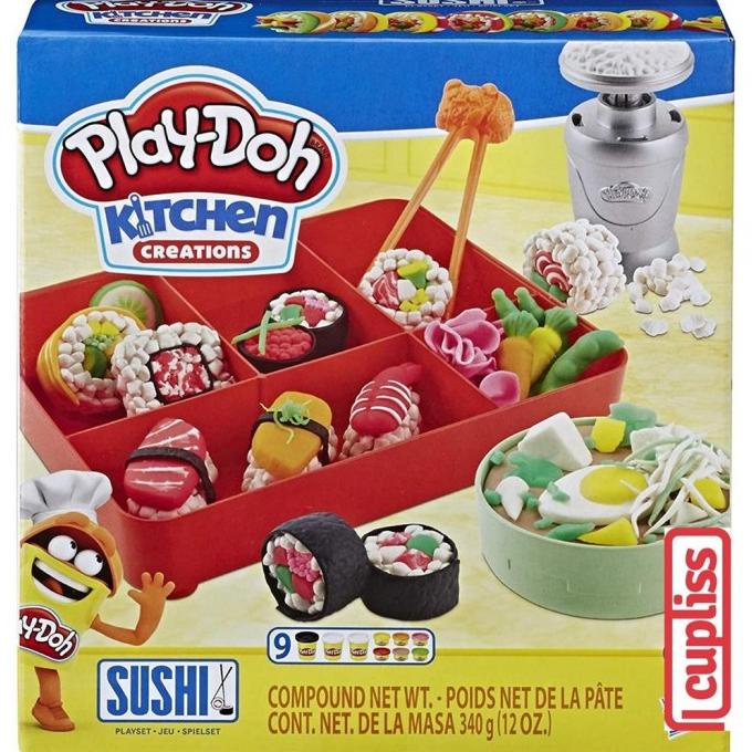 Jual MAINAN ANAK ANAK PLAY DOH KITCHEN CREATIONS SUSHI PLAYSET HASBRO ...
