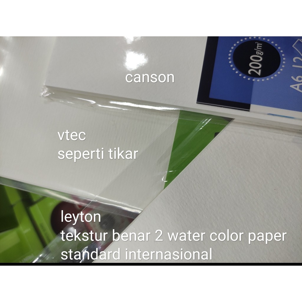 Jual leyton water color paper 300 gsm watercoloer paper cellulose ...