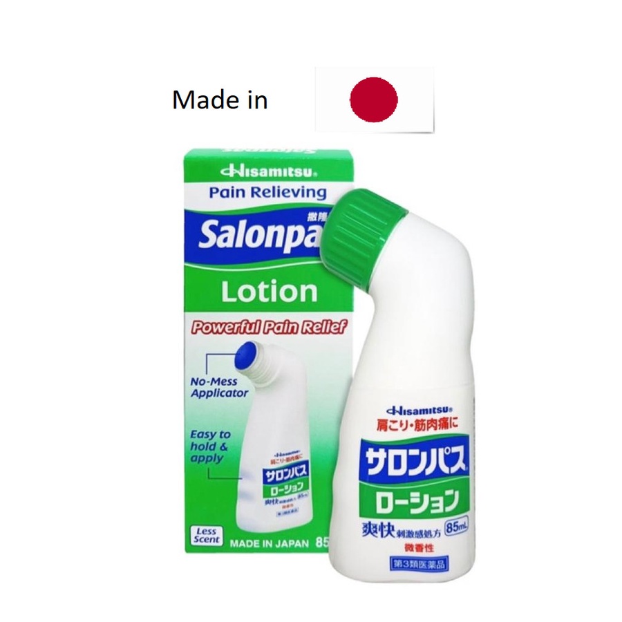Jual Salonpas Hisamitsu Lotion Powerful Pain Relief Made in Japan ...