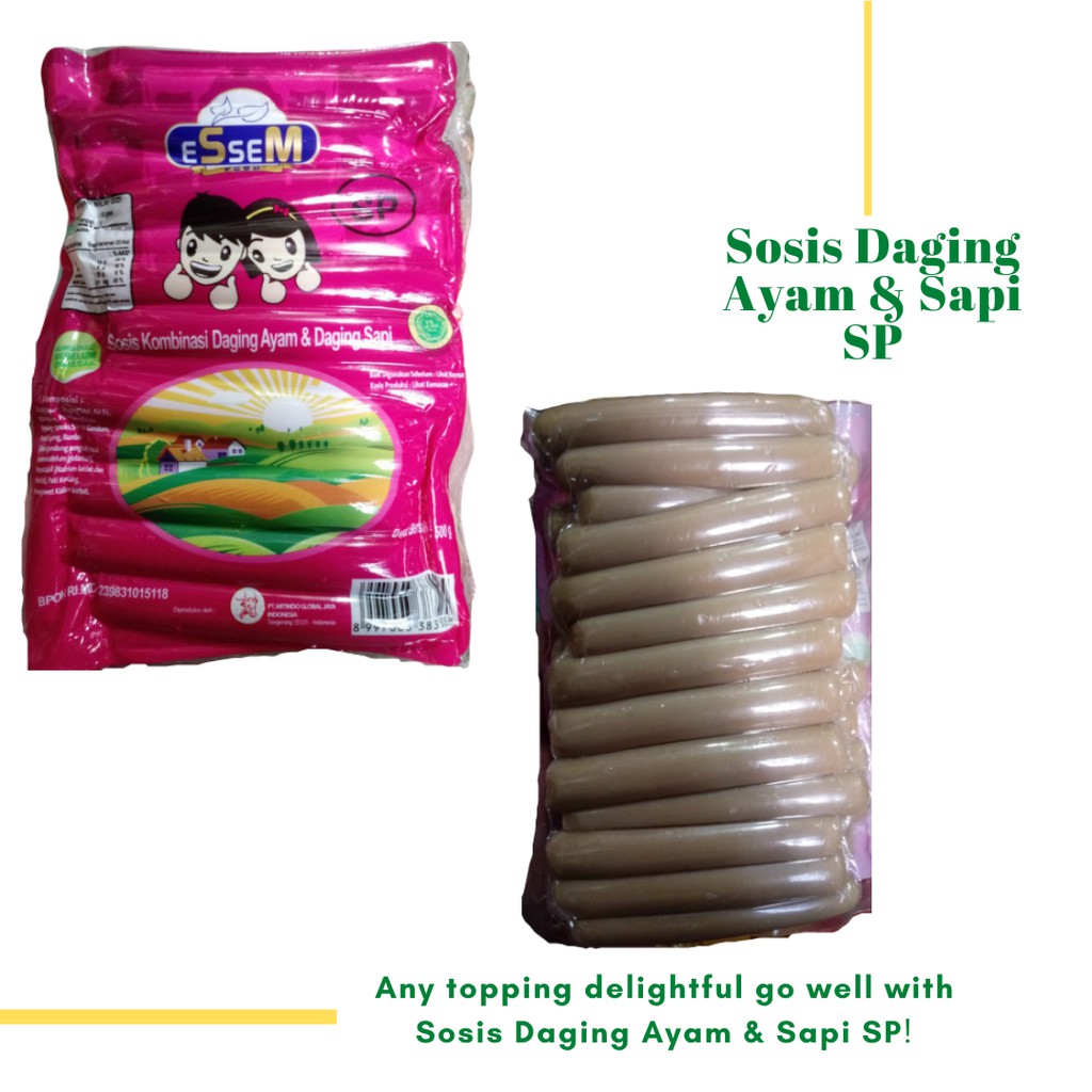 Jual SOSIS DAGING AYAM & SAPI SP | Shopee Indonesia