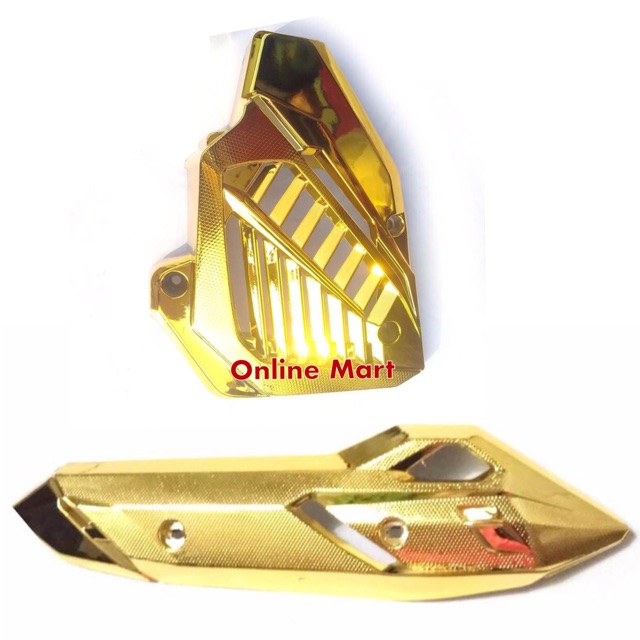 Jual cover Tutup knalpot plus tutup radiator vario tehno 150 125 full ...