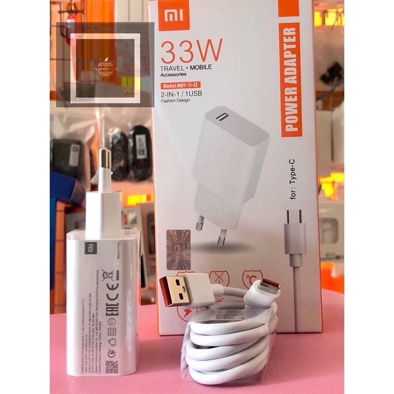 Jual CHARGER XIAOMI TYPE C SUPER TURBO 33W POCO X3 POCO F2 PRO K30 PRO ...