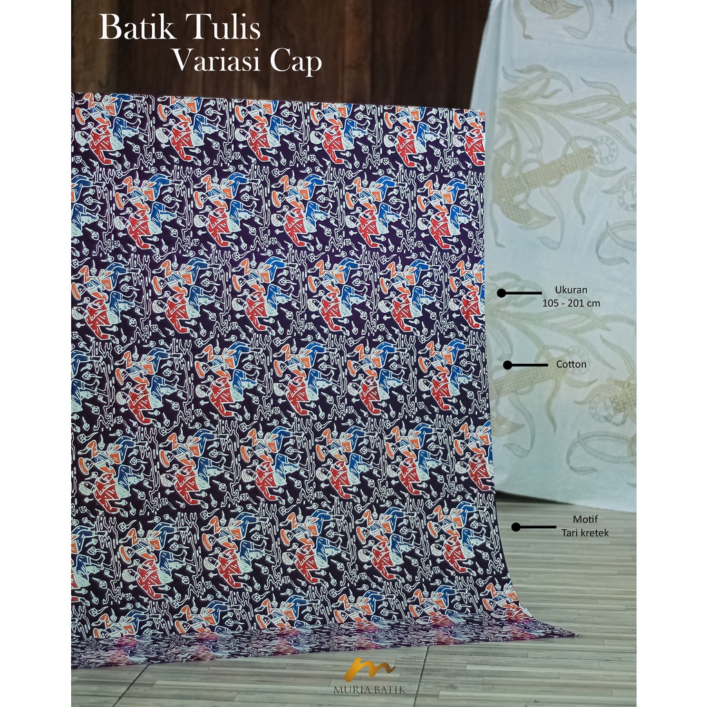 Jual Kain Batik tulis variasi Cap motif Tari Kretek | Shopee Indonesia