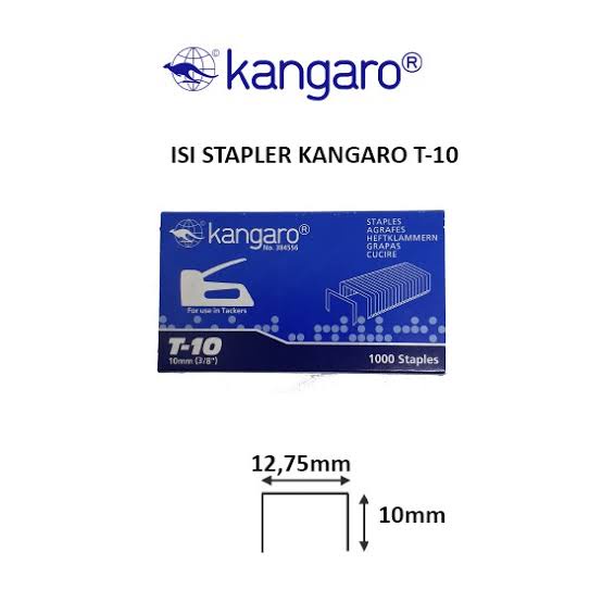Jual Isi Staples Gun Tacker Kangaro T10 | Shopee Indonesia